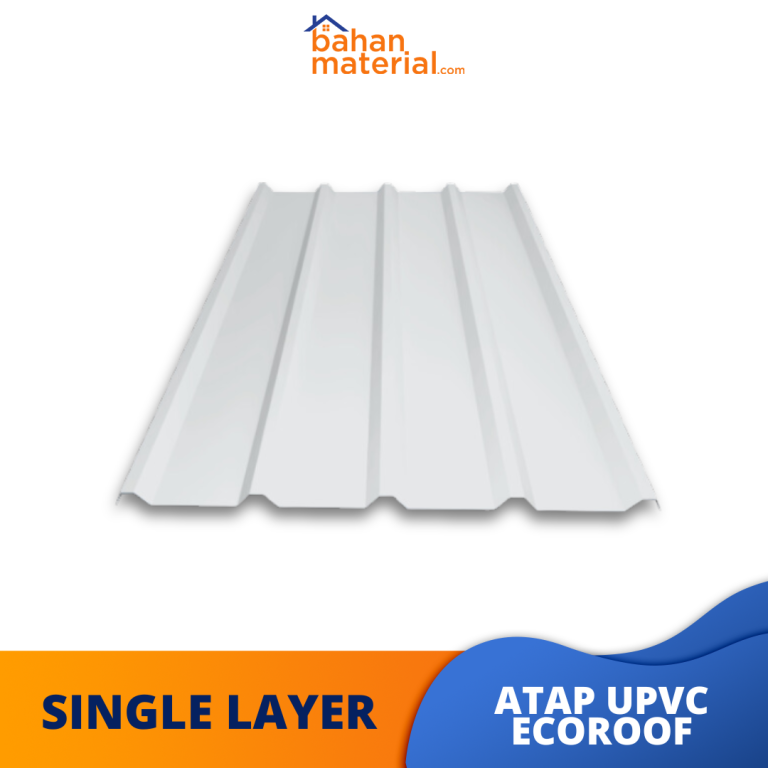 Jual Atap UPVC Single Layer– Atap Sejuk Tahan Karat