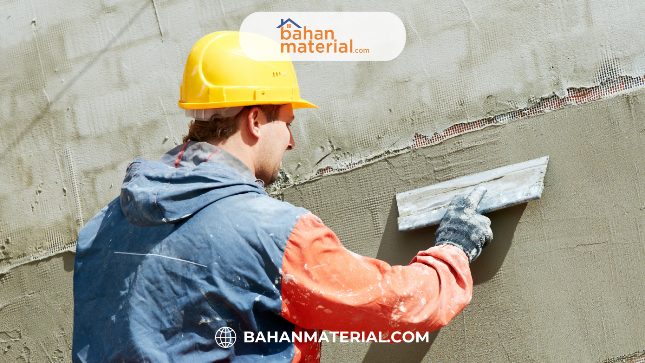 Mortar MU-100: Plesteran Dinding Lebih Halus, Cepat, dan Bebas Retak ...