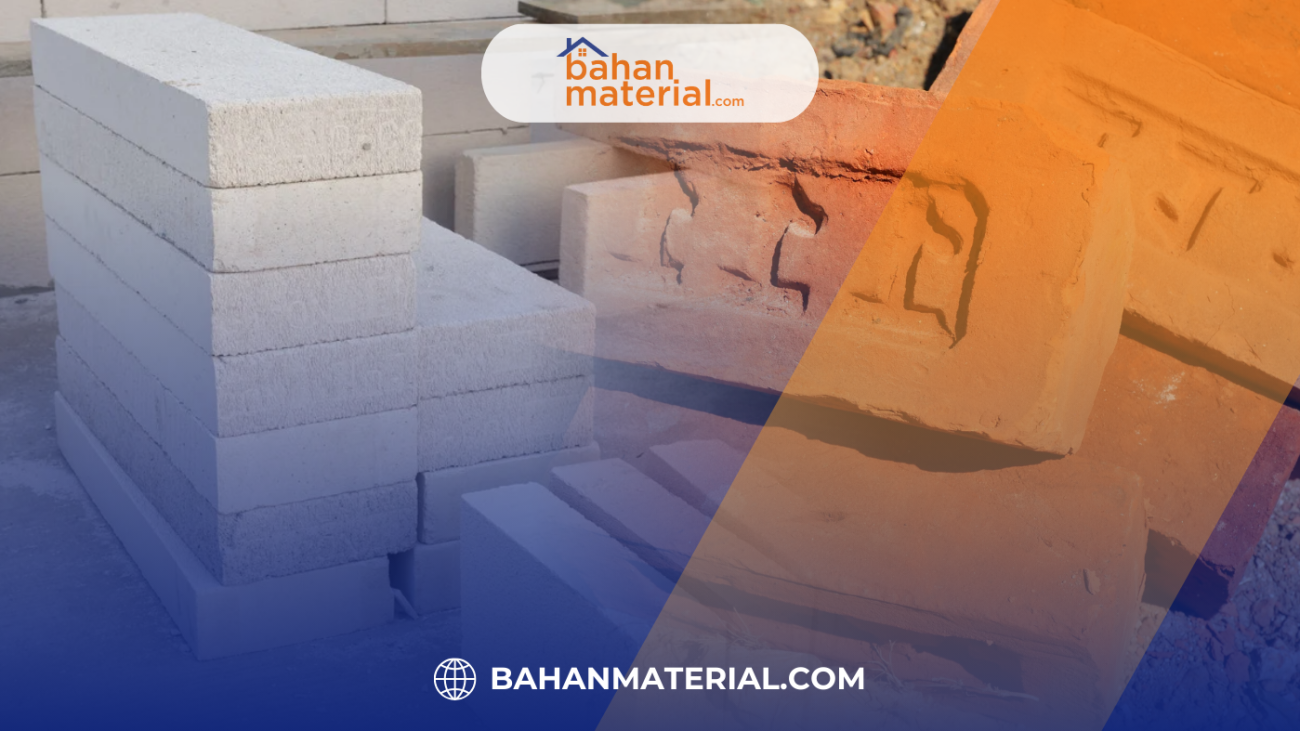 Bata Ringan vs Bata Merah untuk Bangunan – Bahan Material